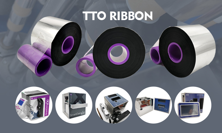 55mm*600m TTO ribbon for Markem Videojet Linx TTO Printer